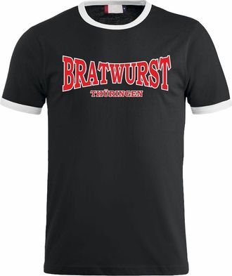 Spass Kostet Herren Tshirt Bratwurst Th&uuml;ringen Rost Roster Motive Bratw&uuml;rste Ostdeutschland