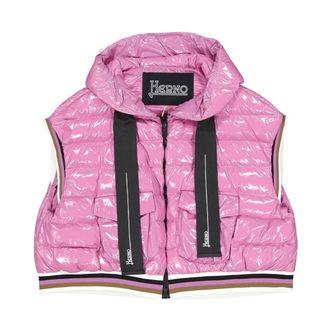 Herno Daunenweste Jacke - - Jackets - Damen - Rosa - S