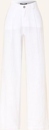 Marc Aurel Marc Aurel Marlenehose Aus Leinen weiss