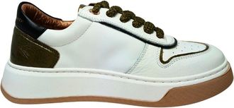 Alexander Smith Femme, Chaussures, Blanc, Taille: 36 EU Pelle Baskets