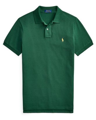 Ralph Lauren Piqu&eacute;-Poloshirt aus Baumwolle mit Logo-Stickerei, Slim Fit in