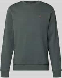Napapijri Sweatshirt mit Label-Stitching Modell BALIS