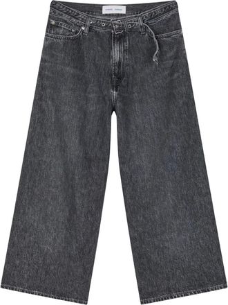 Sams&oslash;e & Sams&oslash;e Femme, Jeans, Gris, Taille: W31 Saharper Culotte