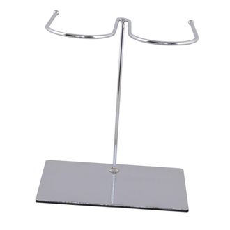 Lurrose Edelstahl Stiefelst&auml;nder Boots Display Rack Stabile Rostfreie Aufbewahrung f&uuml;r Schuhgesch&auml;fte und Zuhause Silbernes Schuhregal f&uuml;r Hohe Stiefel Prakti