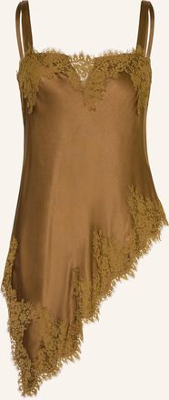 Dorothee Schumacher Dorothee Schumacher Satintop Sense Of Shine Mit Spitze braun