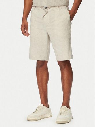 HUGO BOSS Stoffshorts 50559178 Grau Regular Fit