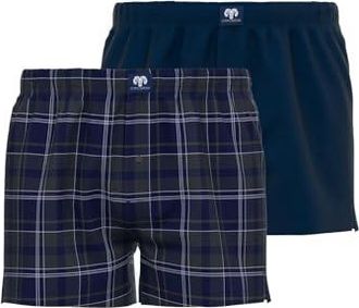 Ceceba Boxer large Ceceba Coton/élasthanne 5XL 2 Pack/All Multipack Bleu, Bleu et rouge, 5XL