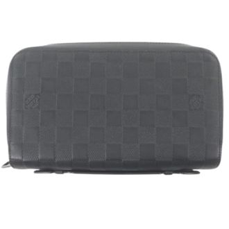 Louis Vuitton Pre-owned Damier Infini Long wallet (bi-fold) - Homme - Pre-owned - Noir - Taille: ONE Size