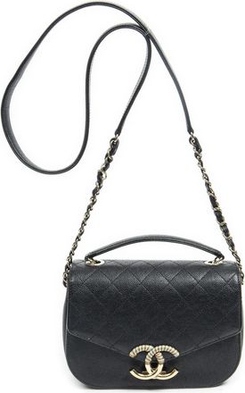 Chanel Crossbody Bags - Small CC Cuba Top Handle - Gr. unisize - in Schwarz - f&uuml;r Damen