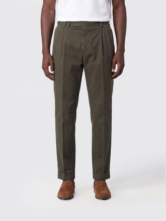 Pantaloni Torino Pantalon chino slim fit en coton avec fermeture d&eacute;centr&eacute;e