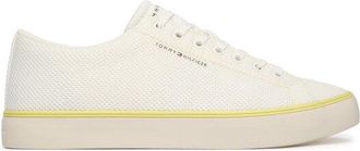 Tommy Hilfiger Sneakers aus Stoff Harlem Core Ii Seasonal Textile FM0FM05820 Wei&szlig;