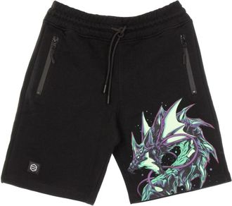 Dolly Noire Schwarze Sweat Shorts Leichtes Trainingsanzug - - Shorts - Herren - Schwarzk - XL