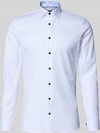 Olymp No. 6 Super Slim Fit Business-Hemd mit Kentkragen