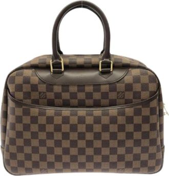 Louis Vuitton Sac Bowling Vanity Damier Pre-owned - Femme - Pre-owned - Brun - Taille: ONE Size