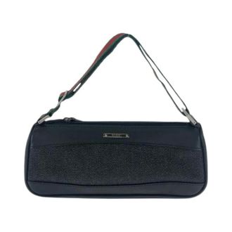 Gucci Sac bandouli&egrave;re en cuir Sherry Line Pre-owned - Femme - Pre-owned - Noir - Taille: ONE Size