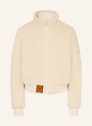 Bombers Original Bombers Original Teddyfell-Jacke weiss