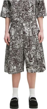 Marcelo Burlon Herren, Shorts, Grau, MGr&ouml;&szlig;e
