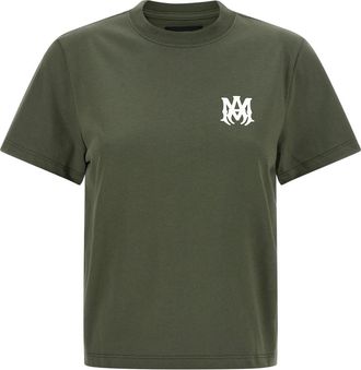 Amiri Femme, Tops, Vert, Taille: 36 FR Core Logo T-shirt