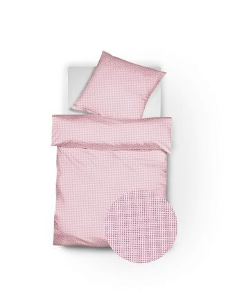 Fleuresse Fleuresse Porto Bettw&auml;scheset, Buntgewebe, Cherry, 38 x 28 x 5 cm