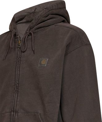 Carhartt Work in Progress Heavy Brushed Cotton Hoodie - Brown