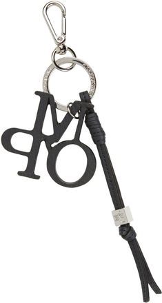 Marc O'Polo Leder Schl&uuml;sselanh&auml;nger Finna Key Ring Deep Blue Sea dunkelblau