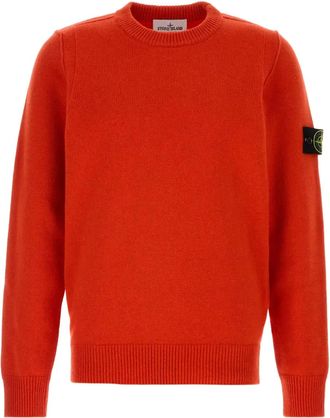 Stone Island pull à col rond - Orange