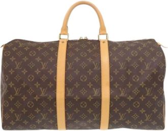 Louis Vuitton unisex, Pre-owned, Brun, Taille: ONE Size Pre-owned Keepall 50