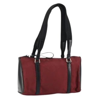 Prada Sac &agrave; main Vintage en Nylon Pre-owned - Femme - Pre-owned - Rouge - Taille: ONE Size