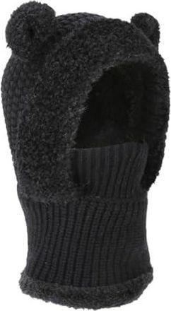 Generic Bonnet 3D oreilles dours -, chapeau dhiver chaud, design mignon couvre-visage, accessoire pour temps froid, tissu extensible, isolation confortable | 