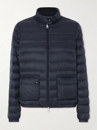 Moncler Lans Quilted Shell Down Jacket - Blue