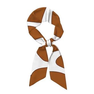Generic Foulard imprim&eacute; girafe pour femme - Pour sac &agrave; main - Imprim&eacute; l&eacute;opard - Satin - Soie - Pour le sport, le yoga, le visage