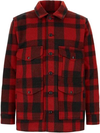 Filson Homme, Vestes, Rouge, Taille: M Mackinaw Wool Cruiser Jacket
