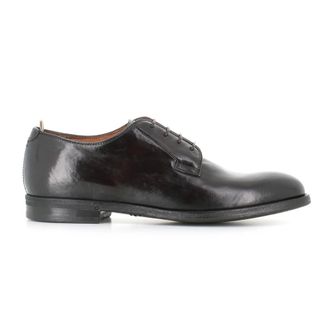 Officine Creative Homme, Chaussures, Noir, Taille: 41 1/2 EU Chaussures Derby en Cuir &Eacute;b&egrave;ne