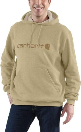 Carhartt Work in Progress Mittelschweres Sweatshirt mit Logo-Grafik und lockerer Passform Beach Heather XS