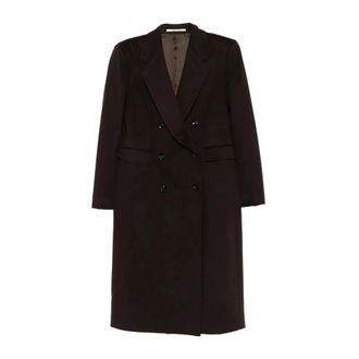 Tagliatore Meryl Zweireiher-Mantel - - Coats - Damen - Braun - S