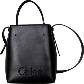 Chlo&eacute; Hobo Bags - Chloe Micro Sense Tote Bag Black - Gr. unisize - in Schwarz - f&uuml;r Damen