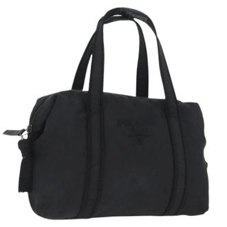 Prada Sac &agrave; main en nylon Pre-owned - Femme - Pre-owned - Noir - Taille: ONE Size
