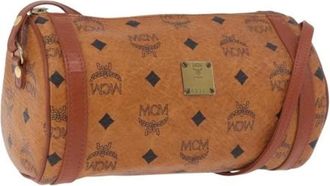 MCM Sac port&eacute; &eacute;paule Pre-owned - Femme - Pre-owned - Brun - Taille: ONE Size
