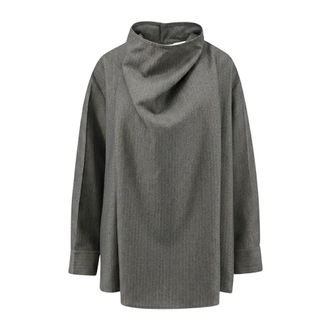 Bottega Veneta Woll- und Mohair-Hemd - - Blouses & Shirts - Damen - Grau - 2XS