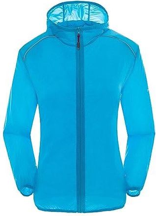 Generic V&ecirc;tements dhiver pour femmes, grande taille, veste de pluie solide, grande taille, &agrave; capuche, coupe-vent, ample, imperm&eacute;able, poignets raglan, sac de 