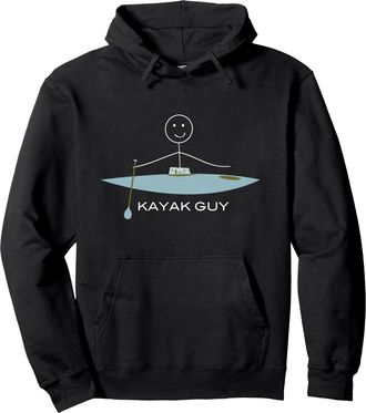 Whyitsme Design Lustiges Herren Kajak Guy, Jungen Kajak Pullover Hoodie