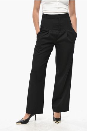 Isabel Marant Single-pleated STAYA Cropped Fit Pants Größe 40