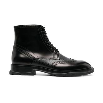 Alexander McQueen Schn&uuml;rstiefel - - Shoes - Herren - Schwarzk - 40 EU
