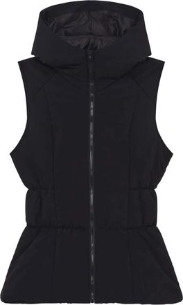 Repetto hooded sleeveless down gilet - Noir