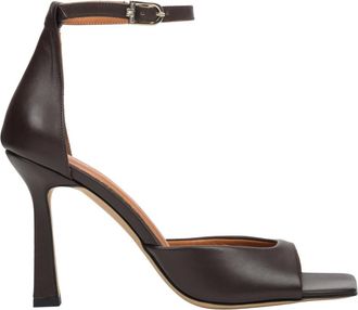 Estro & Luminara Femme, Chaussures, Brun, Taille: 39 EU Sandales &agrave; Talons Chatons