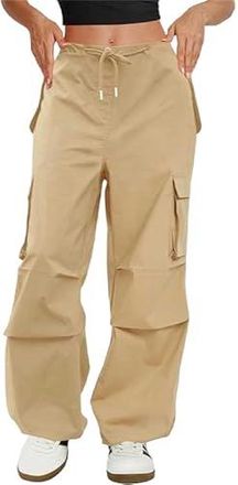 Generic Europe et &Eacute;tats-Unis Pantalon de sport &agrave; jambes larges et multi-poches &agrave; s&eacute;chage rapide pour femme Hip-hop Outdoor, Couleur 1, S