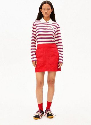 Armedangels Longsleeve STRIPE POLO Longsleeve aus Bio-Baumwolle Loose Fit