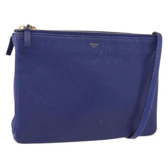 Celine Sac bandouli&egrave;re vintage Pre-owned - Femme - Pre-owned - Bleu - Taille: ONE Size