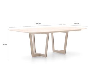Suns Sato/Palermo 240 cm Gartenm&ouml;bel-Set 7-teilig