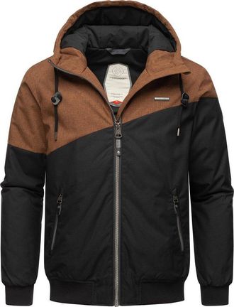 Ragwear Winterjacke Wings stylische Herren Outdoorjacke mit großer Kapuze